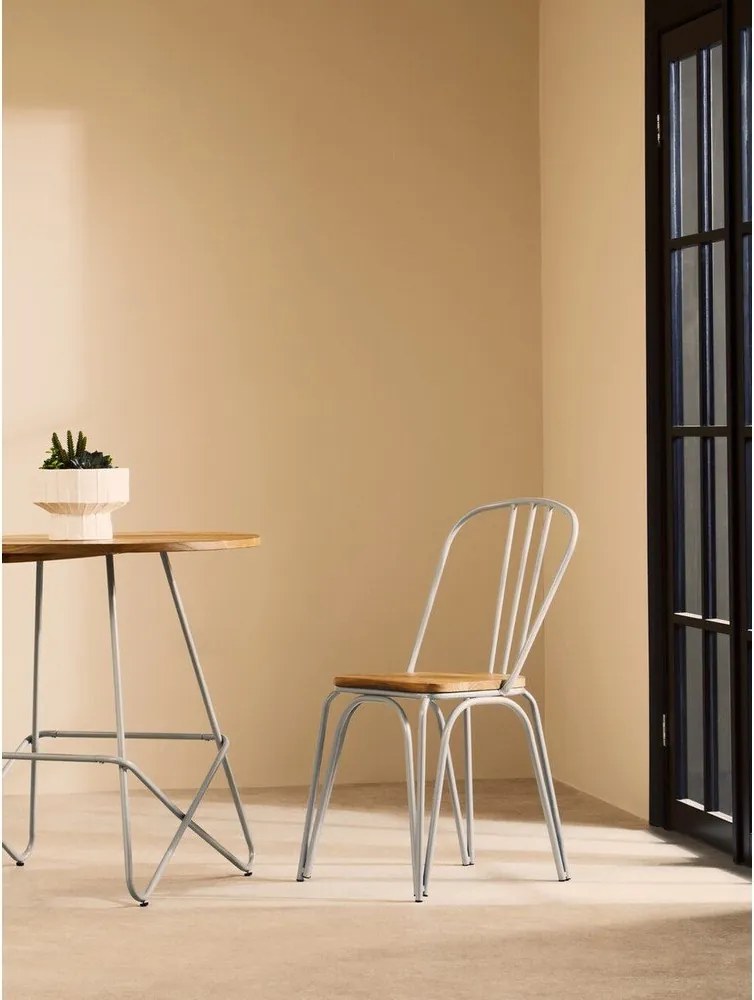 Kulatý jídelní stůl z jilmového dřeva ø 80 cm District – Premier Housewares