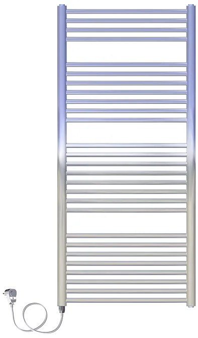 ELVL Elektrický koupelnový radiátor BXIT.ES 600 x 950 mm, Kartáčovaná nerez