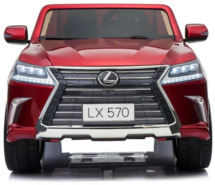 Dětské elektrické auto Lexus LX570 4x4 Červená - Lakovaná