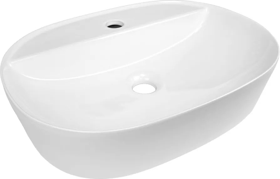 Mereo, Mereo Umyvadlo na desku bez přepadu, 505x385x120 mm, keramické, MER-UC513912O