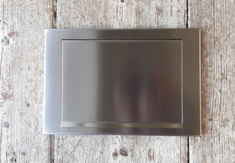 Poštovní schránka pro zazdění hl. 20 cm - NEREZ, bez zvonku a jmenovky