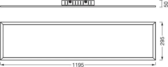 Osram - LED Panel přisazený PLANON LED/40W/230V 4000K 30x120 cm bílá