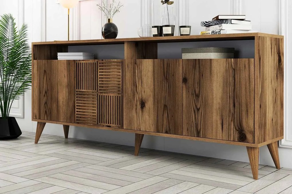 Designová komoda Cadelaria 180 cm ořech