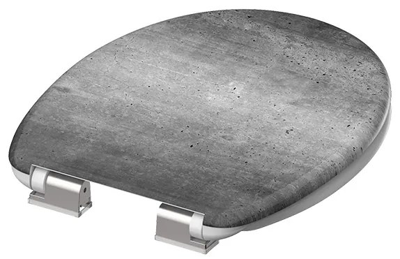 Eisl Sanitär WC prkénko Duroplast Soft Close Industrial Grey 82155