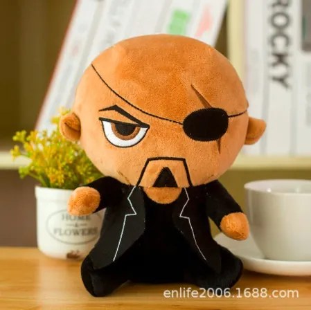 Plyšáci hrdinů Avengers od Marvel, 25 cm Motiv: Nick Fury