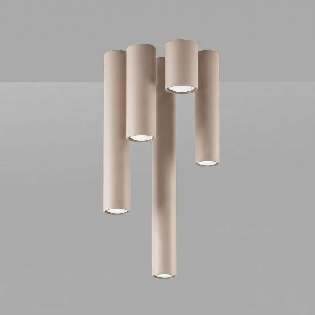 Sollux Lighting Stropní svítidlo LAGOS 10 taupe