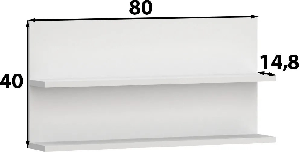 ADRK Furniture Frazio Police ADRK-SH-FRA-80-K