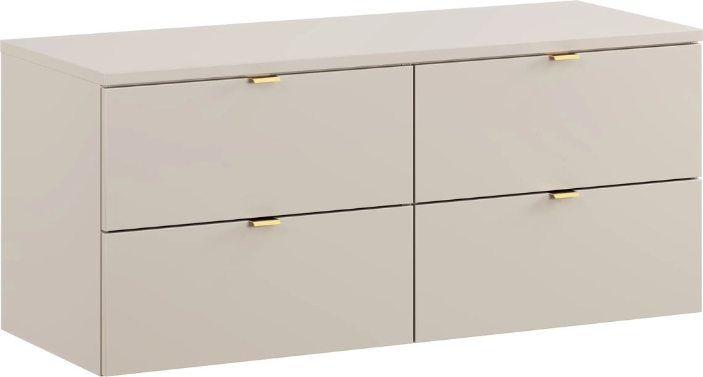 Comad Koupelnová skříňka pod deskové umyvadlo set Dalia Cashmere 120 kašmír