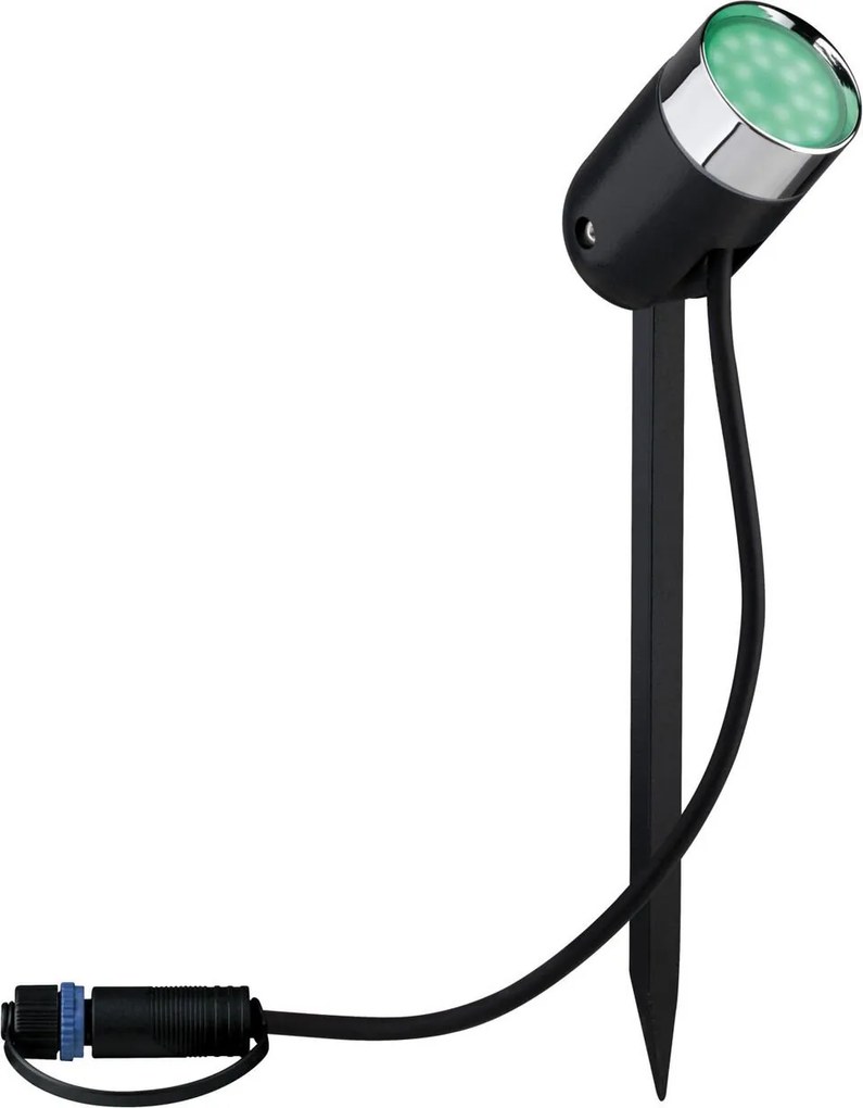 P 5183 Plug & Shine startovací sada Smart Home smik Gateway + LED bodové zahradní světlo Pike základní sada RGBW+ - PAULMANN