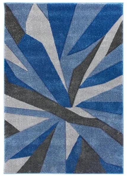 Modrošedý koberec Flair Rugs Shatter Blue Grey, 80 x 150 cm