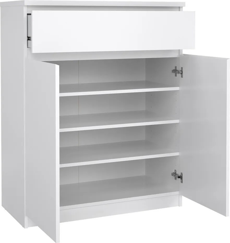 Bílá komoda 80x100x40 cm Naia – Tvilum