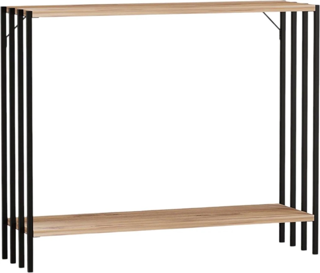 Konzolový stolek SIERA, borovice Atlantic/černá