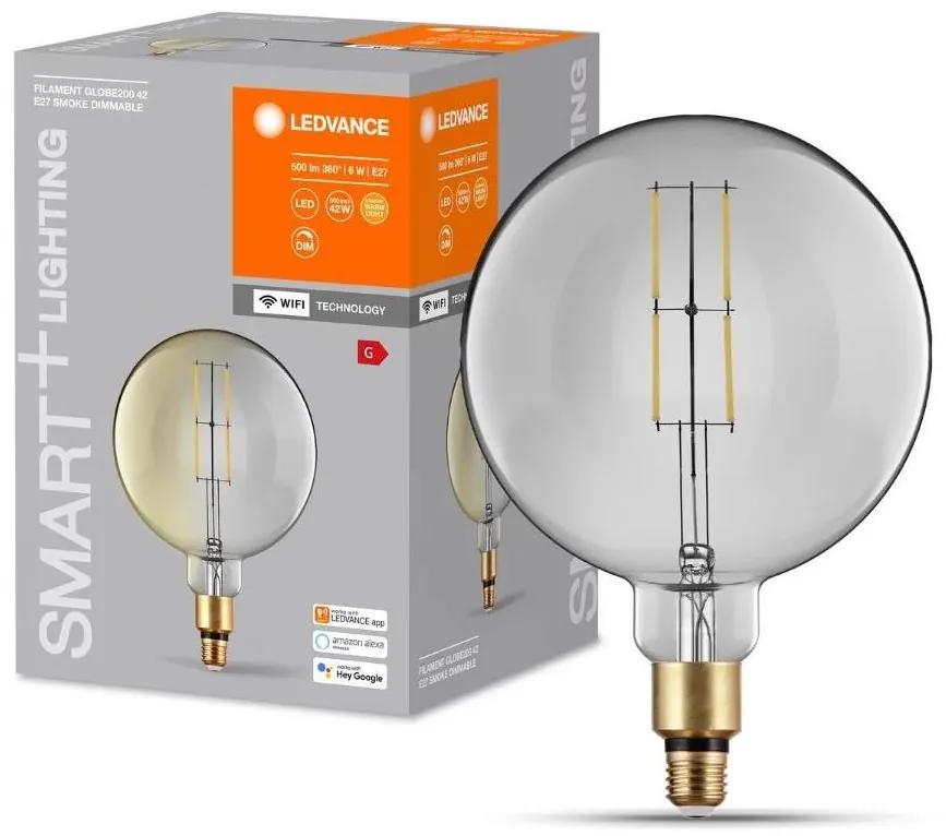 Ledvance | LED Stmívatelná žárovka SMART+ GLOBE G200 E27/6W/230V 2500K Wi-Fi - Ledvance | P225561
