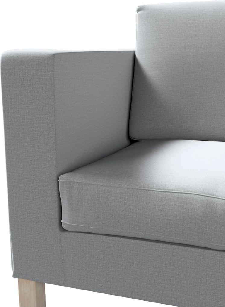 Potah na pohovku IKEA  Karlanda 2-místná, krátký barva šedá látka sametová