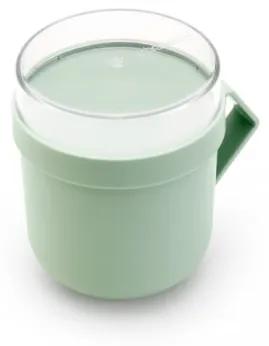 Brabantia MAKE&TAKE Hrnek na polévku 0,6 l - nefritově zelená