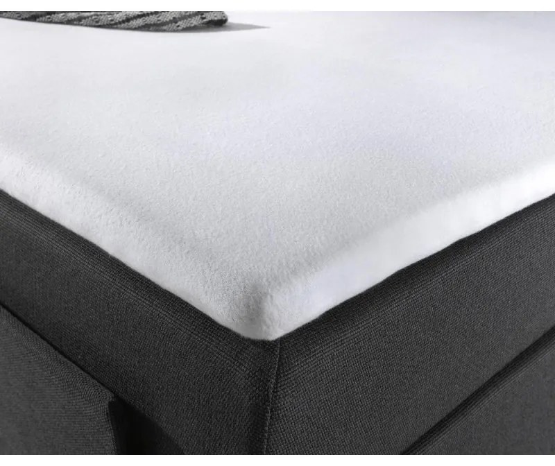 Prostěradlo Molton Topper Fitted Sheet Bílá