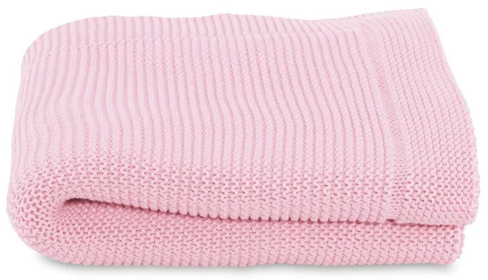 CHICCO Deka pletená Tricot Blanket Miss Pink 70x90 cm