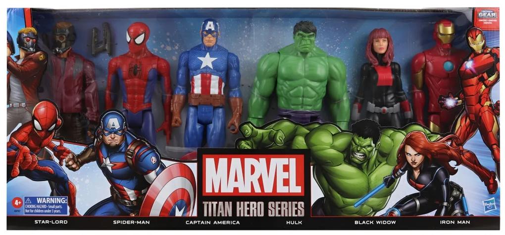 Avengers Titan Hero sada 6 ks figurek