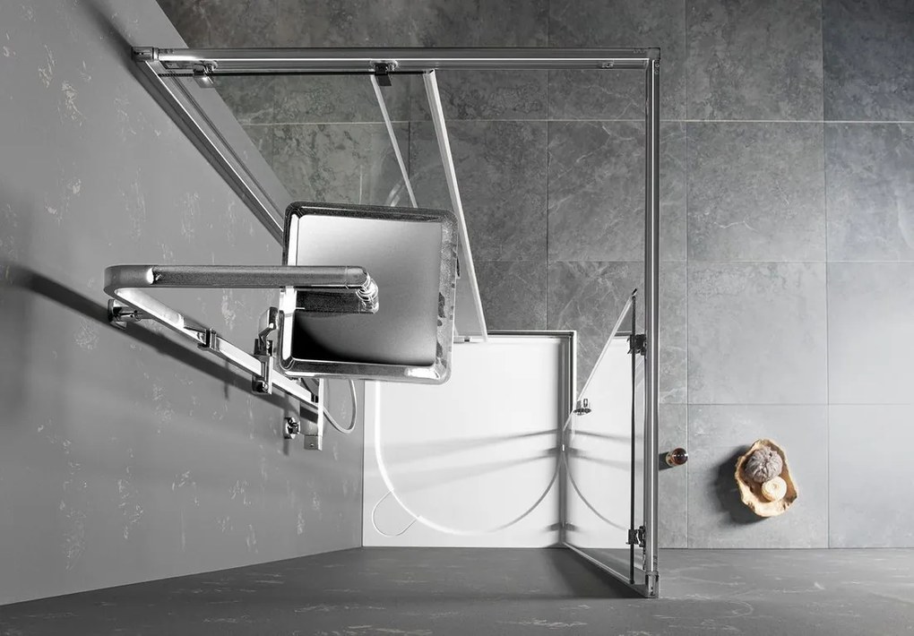 Gelco Gelco, SIGMA SIMPLY obdélníková sprchová zástěna 1100x900 mm, L/P varianta, rohový vstup, GS2111-03