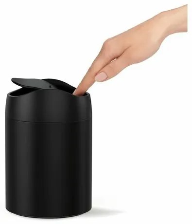 Simplehuman Odpadkový koš na stůl MINI 1,5 l, černá