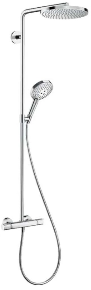 Hansgrohe Raindance S - Sprchový set s termostatem, průměr 24 cm, 3 proudy, EcoSmart+, chrom 28825000