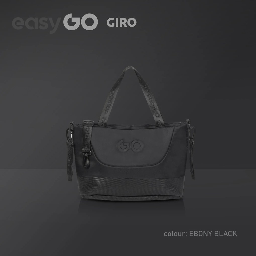 Kombinovaný kočárek EasyGo Giro 2v1 Ebony Black