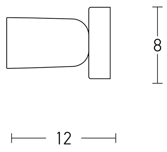 Zambelis 22191 nástěnné svítidlo z jílu, 1xE27, 12cm