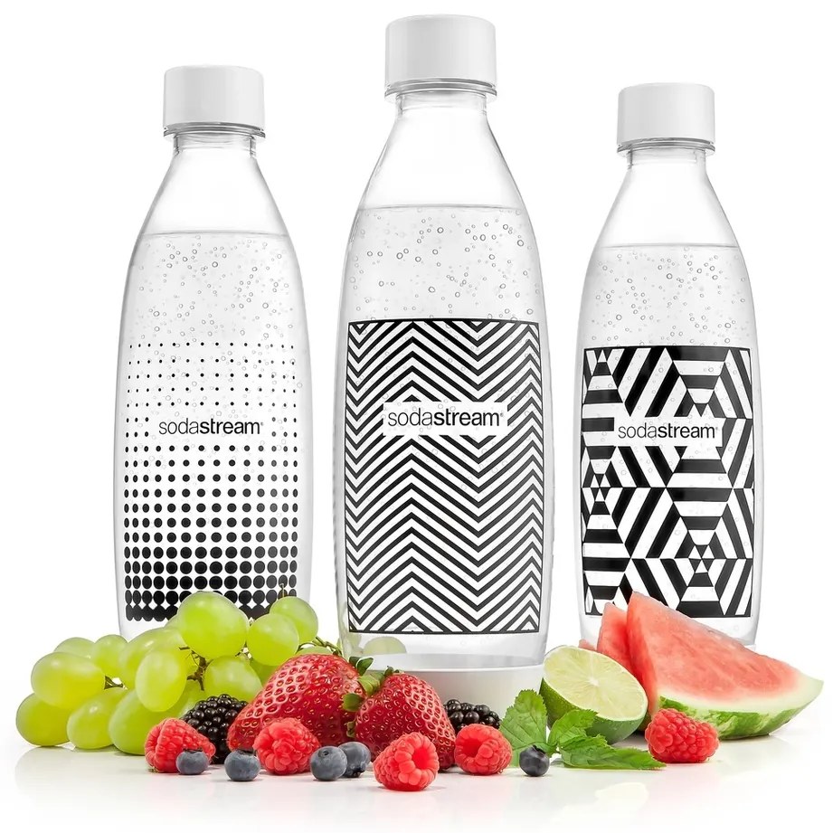 SodaStream láhev TriPack 1l Fuse Black&White