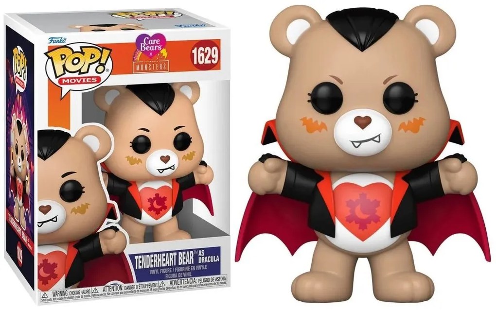Funko pop! care bears x universal monsters tenderheart bear as dracula 1629