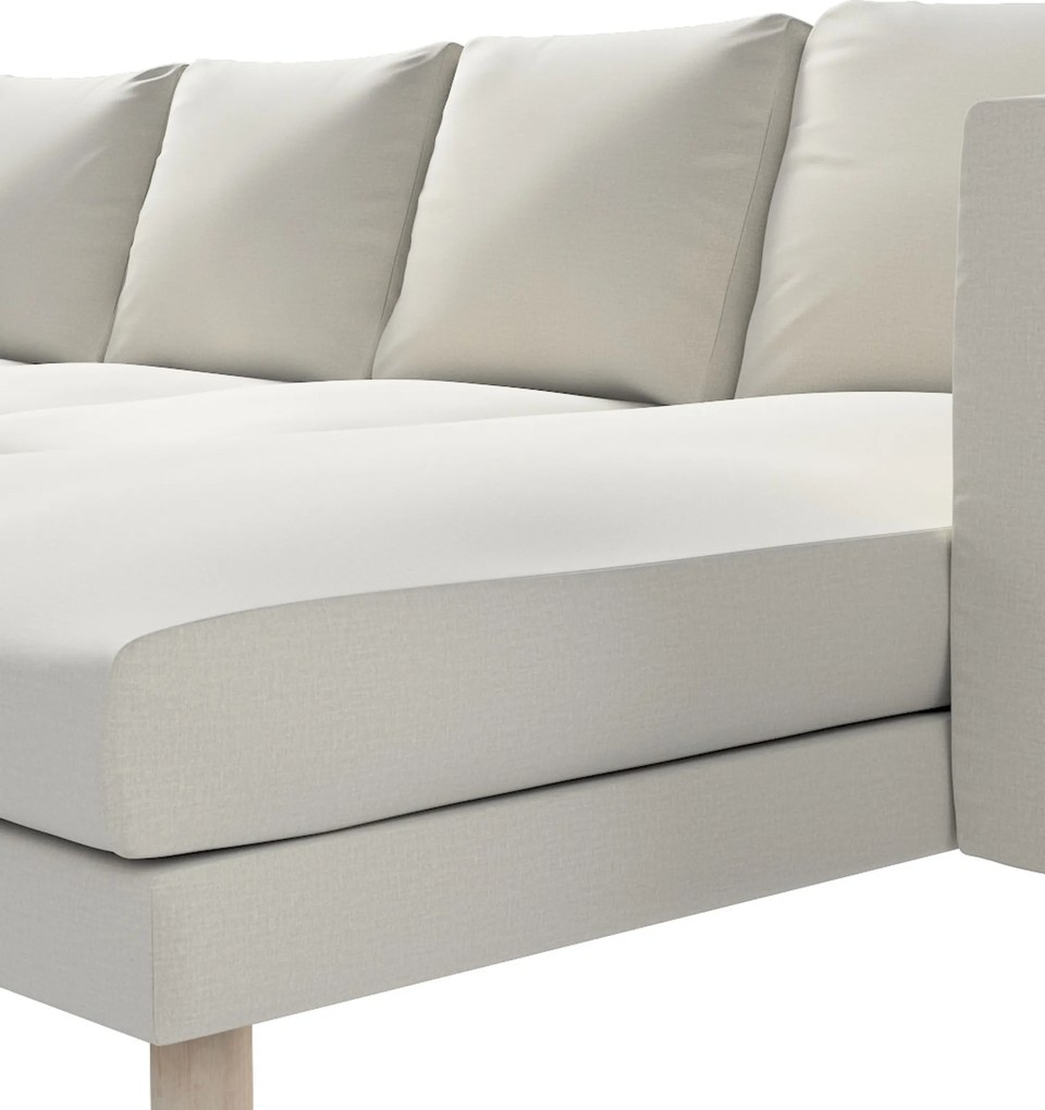 Potah na pohovku IKEA Norsborg 4-místná se šezlongem barva šedá látka sametová