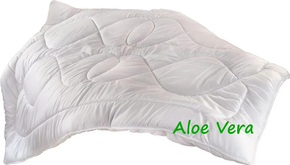 SET Přikrývka Aloe Vera 140x200cm celoroční 850g + Polštář UNICO AloeVera 70x90cm 900g