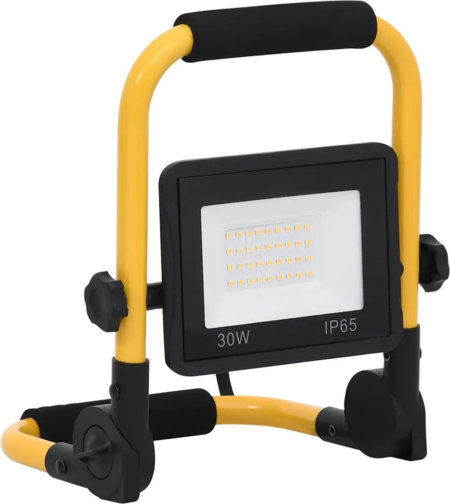 LED reflektor s rukojetí 30 W studené bílé světlo 149640