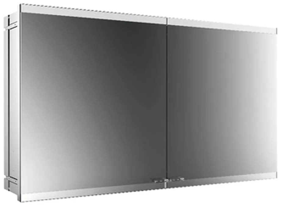 Emco Evo - Osvětlená vestavná zrcadlová skříňka LED 1200 mm, zrcadlová 939708116