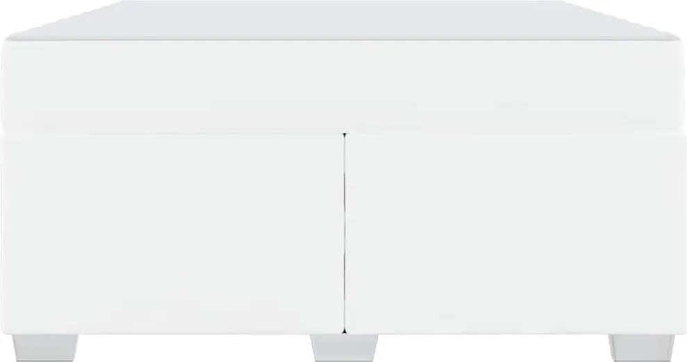 Rám postele Bílá 140 x 200 cm PVC 3399239