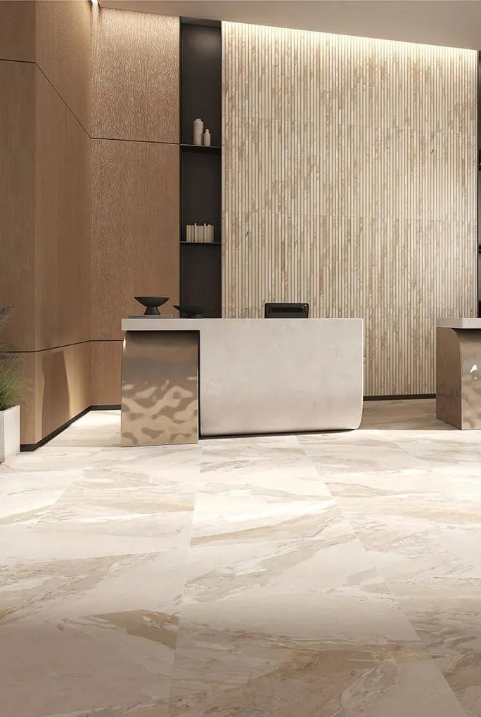 Dlažba Bottega Blend Almond 60x120 Nat. Rett. (B71413)