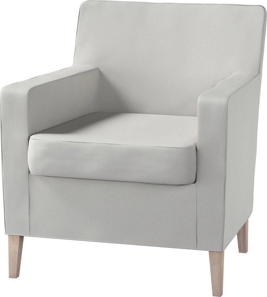Potah na křeslo IKEA Karlstad barva šedá látka pletený vzor
