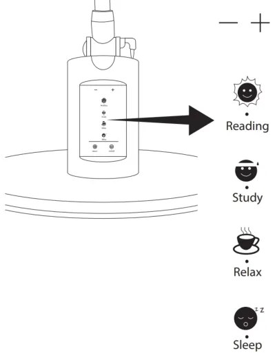 LED Stmívatelná dotyková stolní lampa OPTIMUM LED/7W/230V 3000/4000/6000K bílá