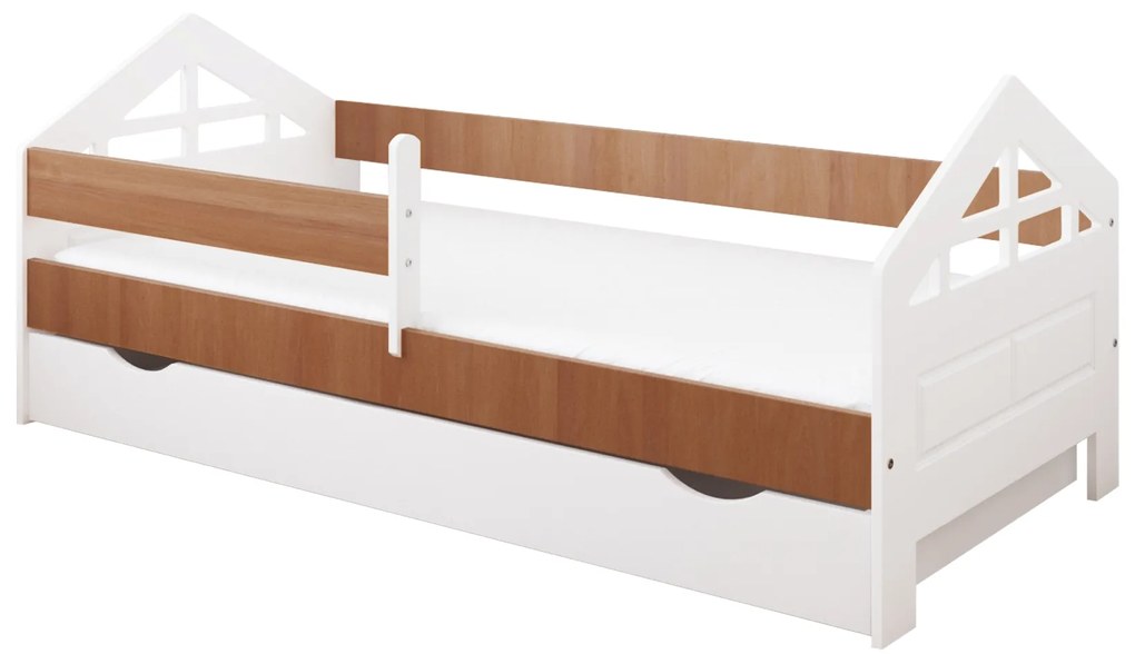 BabyBeds Dětská postel ALA Velikost postele: 160x80 cm, Barevné provedení: Modrá, Úložný prostor: Ano, s úložným prostorem Bílá