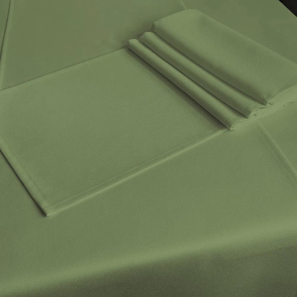 Teflonový ubrus 240 g / m2 - zelená 100x100cm