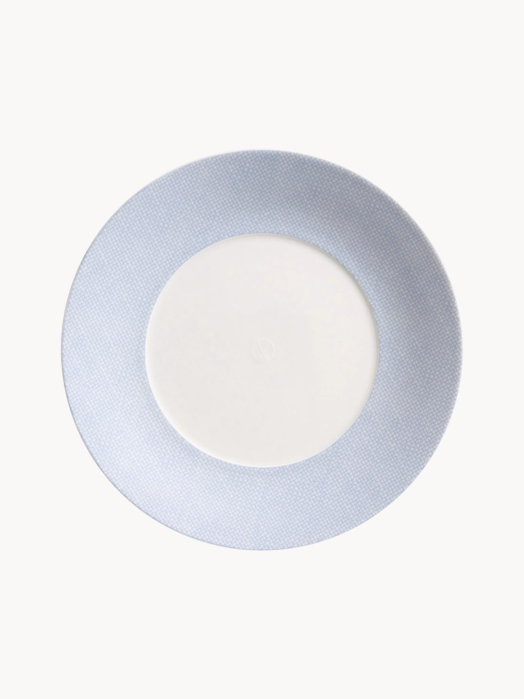 Sada ručně vyrobených snídaňových talířů z porcelánu Cosmopolitan, 2 díly