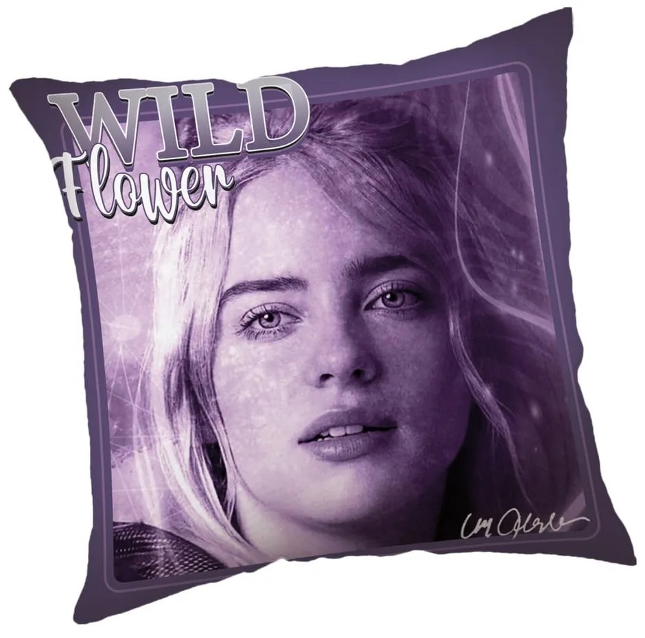 Dětský polštářek 40x40 cm Billie Eilish – Jerry Fabrics Biano.cz