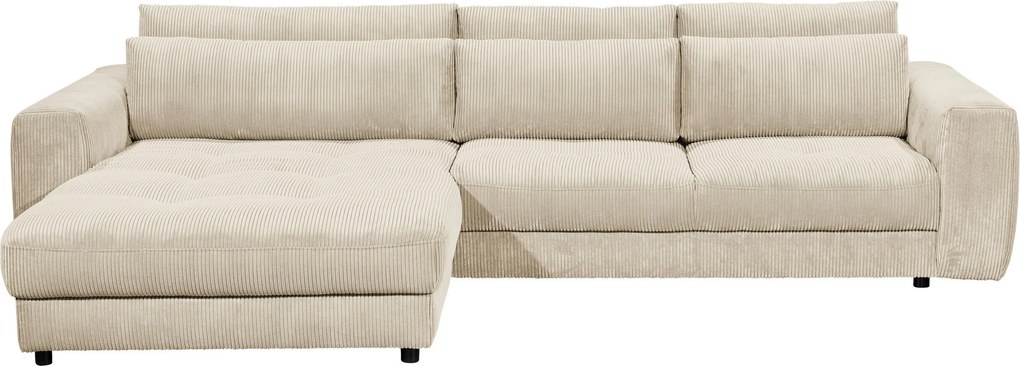 XXXLutz ROHOVÁ SEDAČKA, textil, kompozitní dřevo, krémová MID.YOU - Sedací soupravy - 002220033601