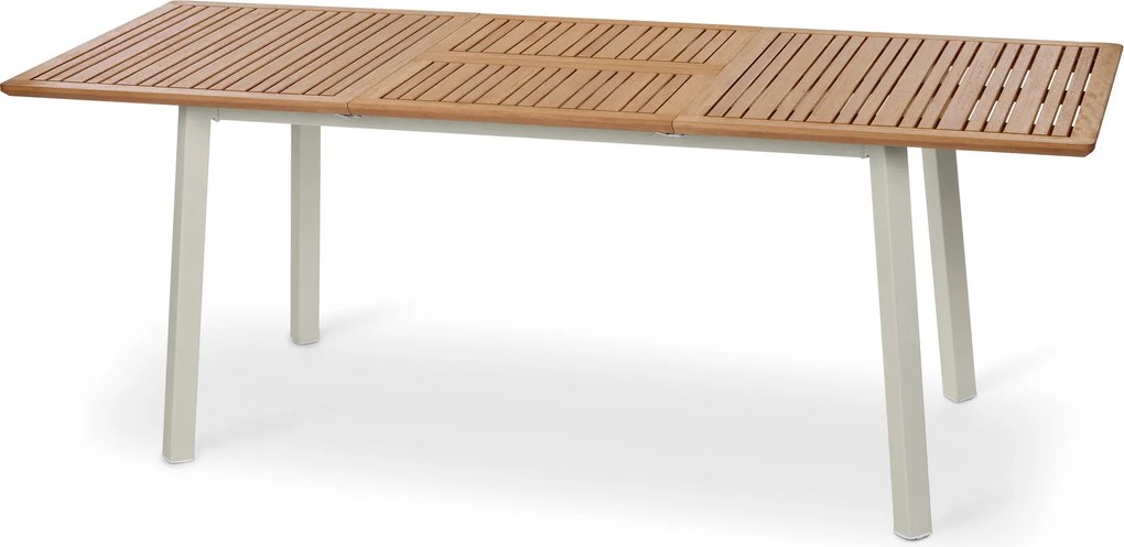 Tchibo - Prostorově úsporný rozkládací zahradní stůl »Liska«, cca 140–200 x 75 cm
