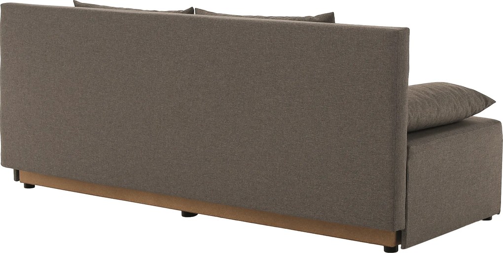Rozkládací pohovka, hnědá, EUGI