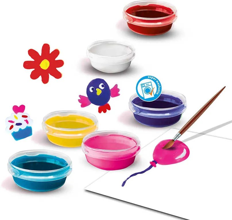 SES CREATIVE Barvy na malování okenních obrázků kreativní set v krabici 00366