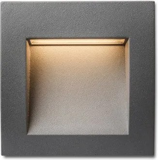 RED R12534 GORDIQ S zápustná antracitová 230V LED 1.5W IP65 3000K - RED - DESIGN RENDL