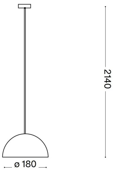 Ideal Lux - Lustr na lanku FOLK 1xE27/60W/230V pr. 18 cm hnědá