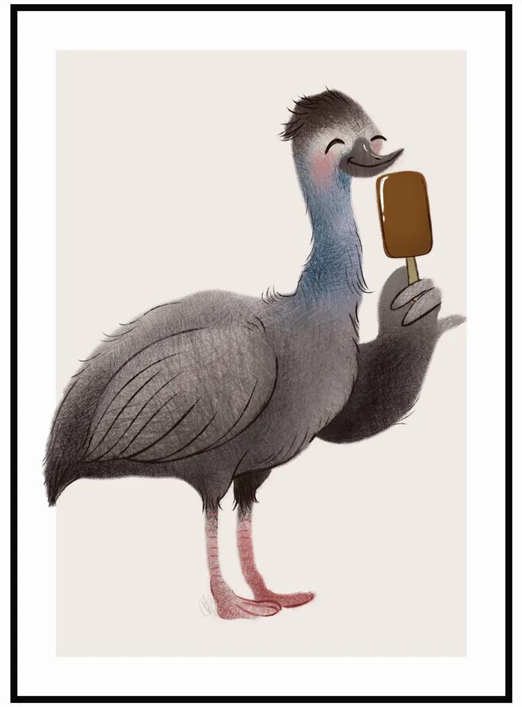 Plakát Emu 40 x 50 cm