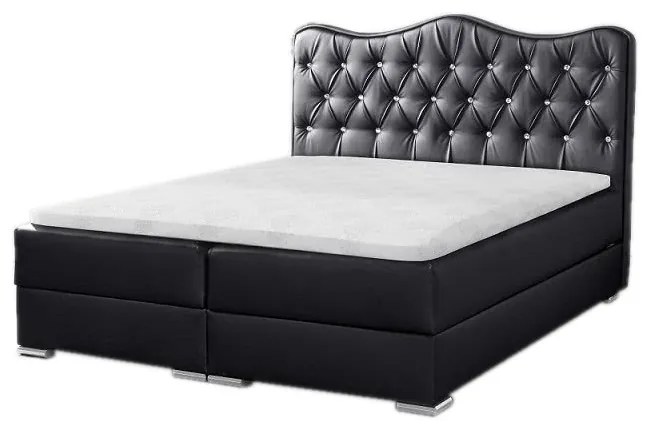 Čalouněná postel SULTAN + topper, 140x200, madryt 1100