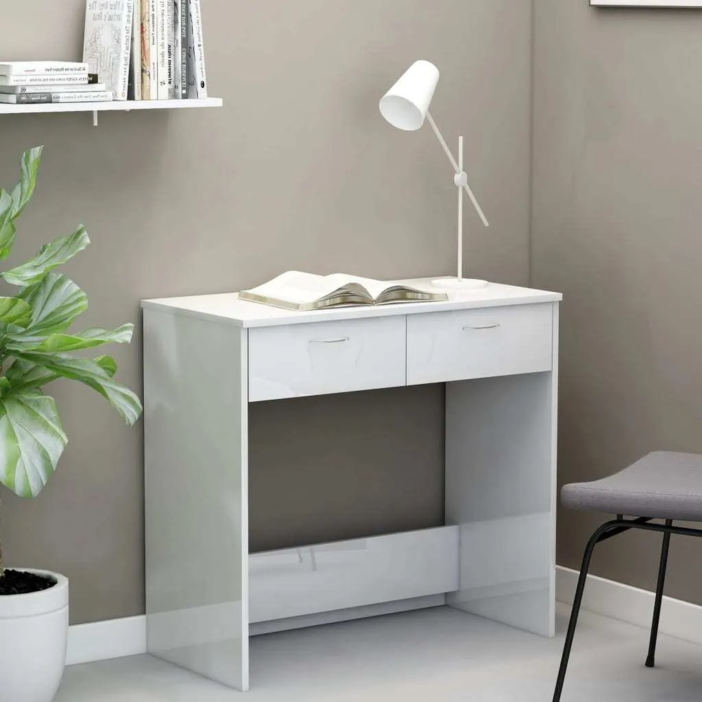 vidaXL Psací stůl 80 x 40 x 75 cm dřevotříska [801356] Barva: Betonová šedá